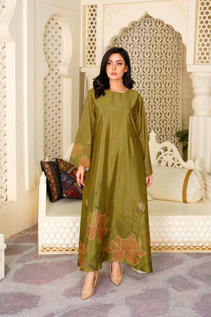 Buy Acacia: Floral Long Dhani Color Maxi For Women Online in Pakistan ...